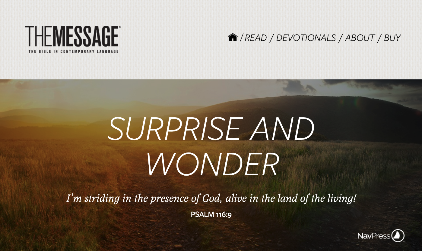 The Message - For All Things Bible