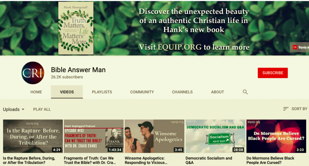 Bible Answer Man - For All Things Bible