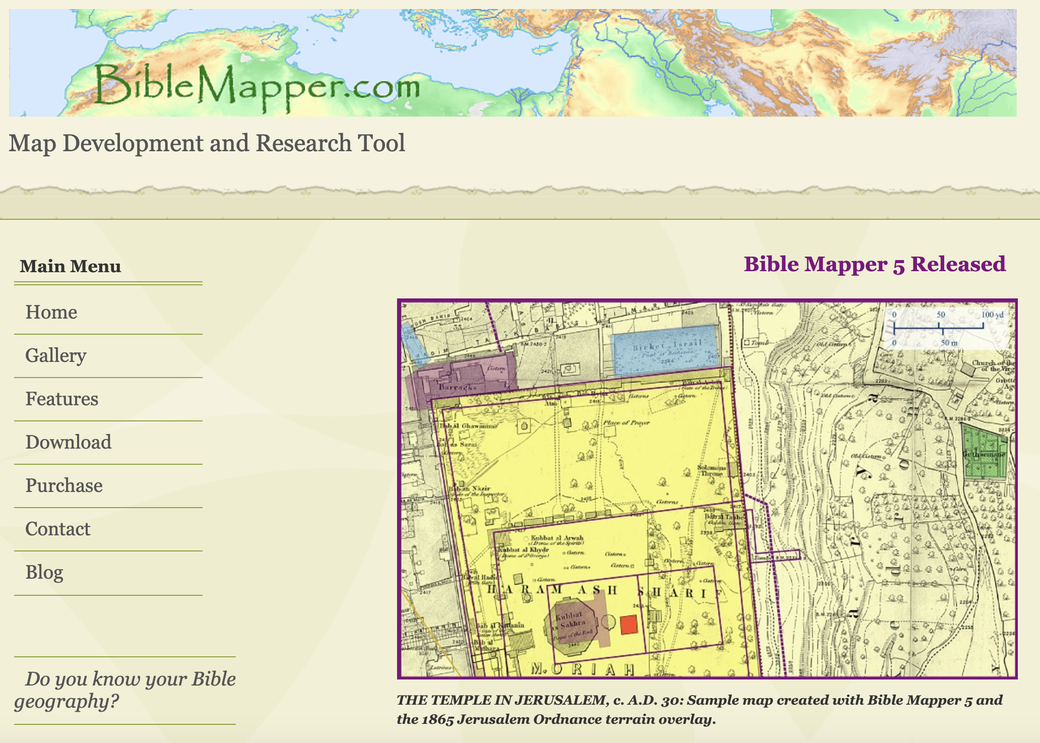 Bible Mapper - For All Things Bible