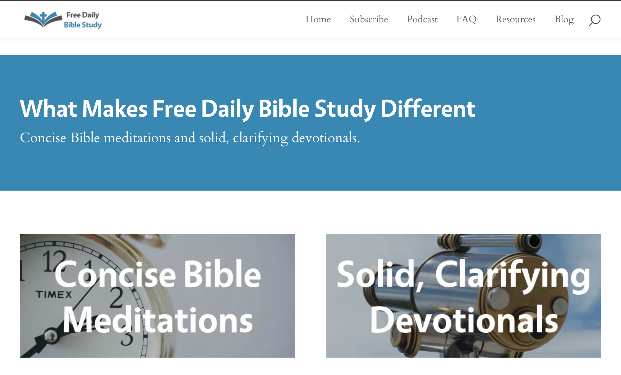Free Daily Bible Study - For All Things Bible