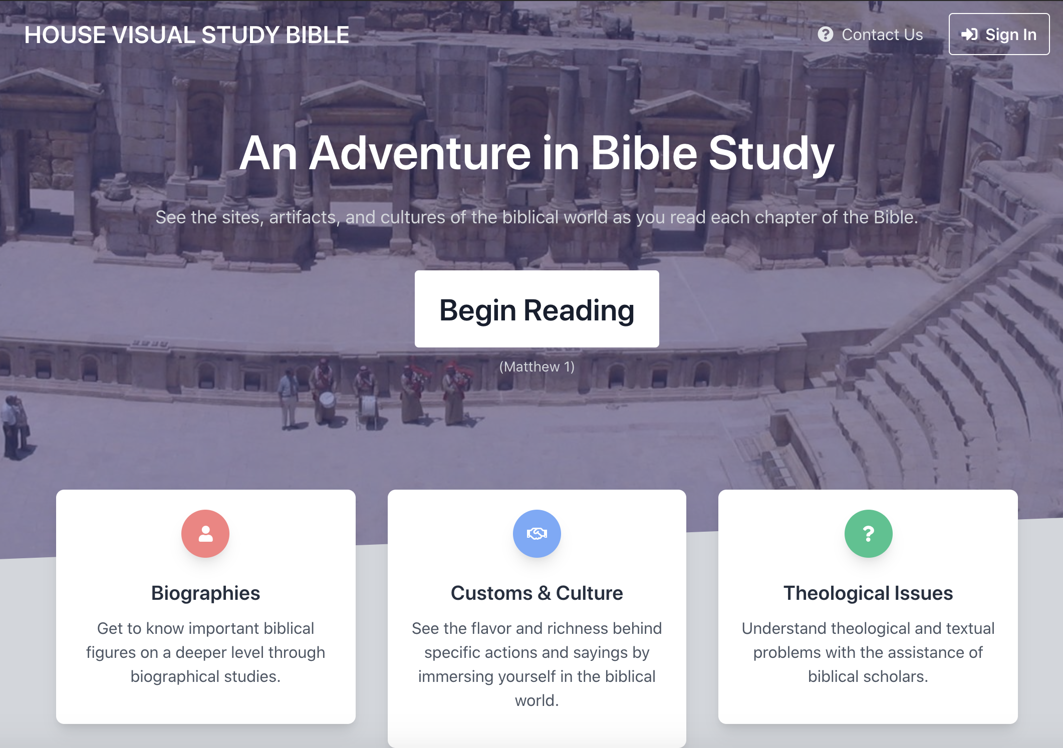 House Visual Study Bible - For All Things Bible