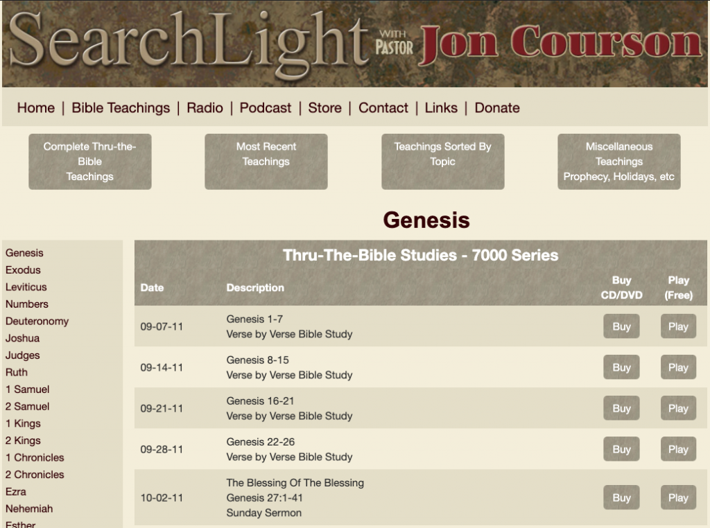 SearchLight with Pastor Jon Courson - For All Things Bible