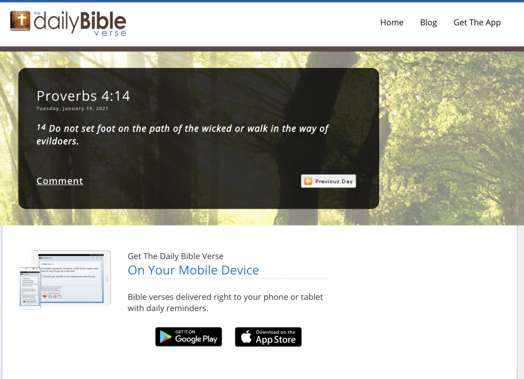 Your Daily Bible Verse app - For All Things Bible