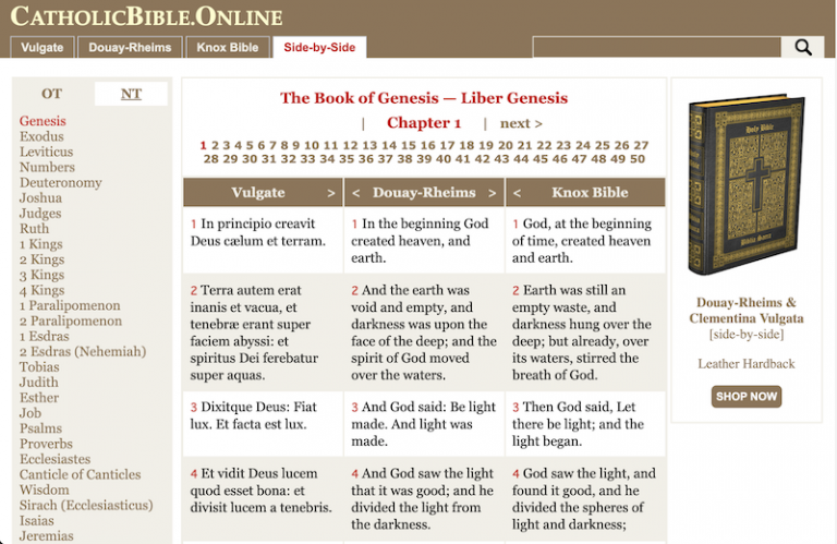 catholicbible.online - For All Things Bible