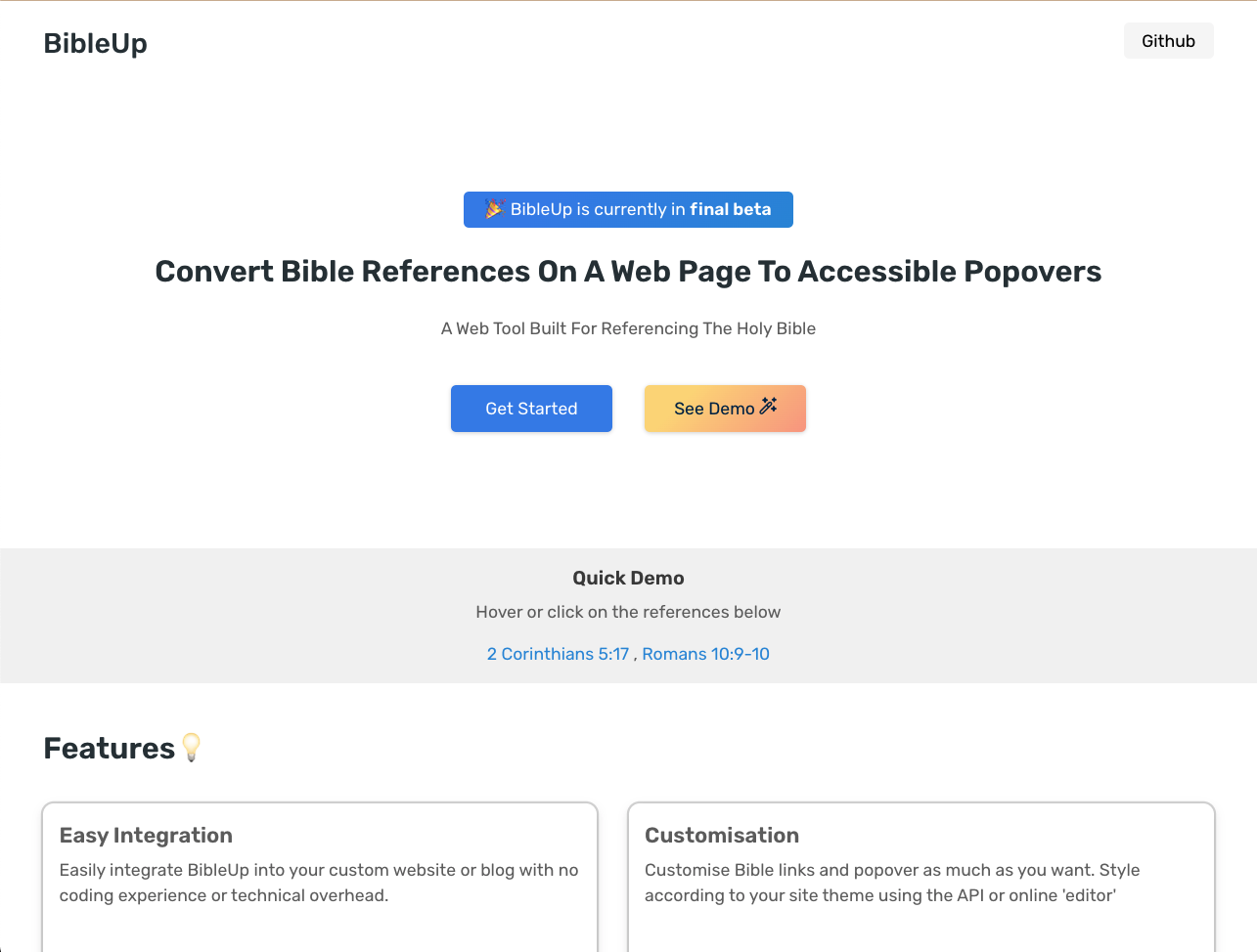 BibleUp - For All Things Bible