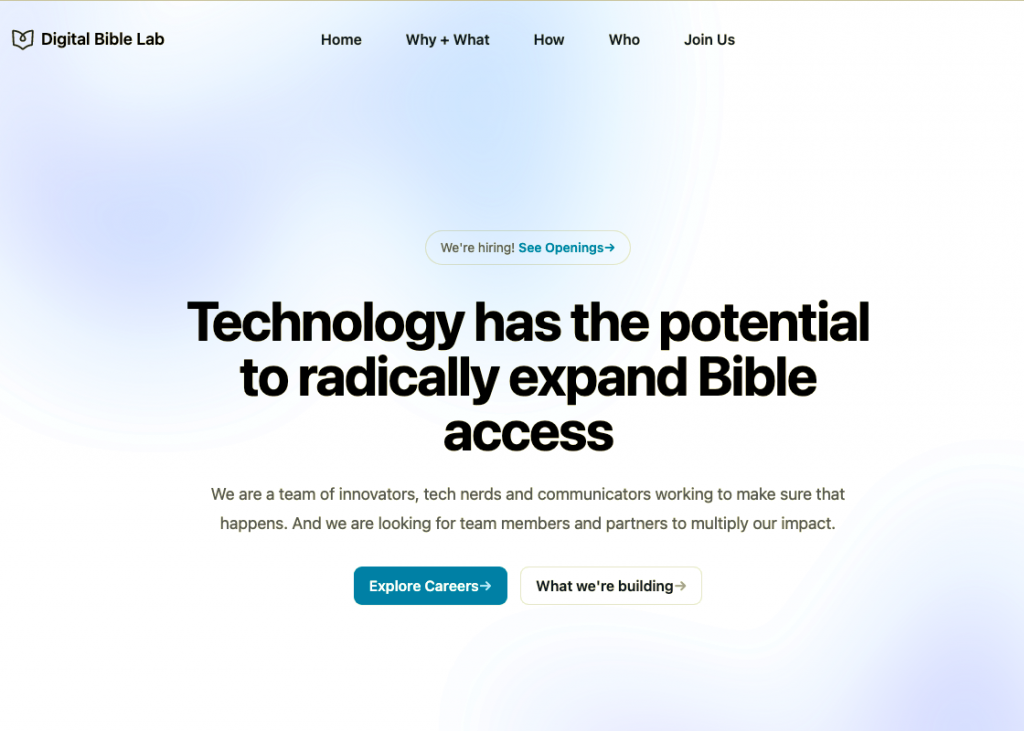 Digital Bible Lab - For All Things Bible
