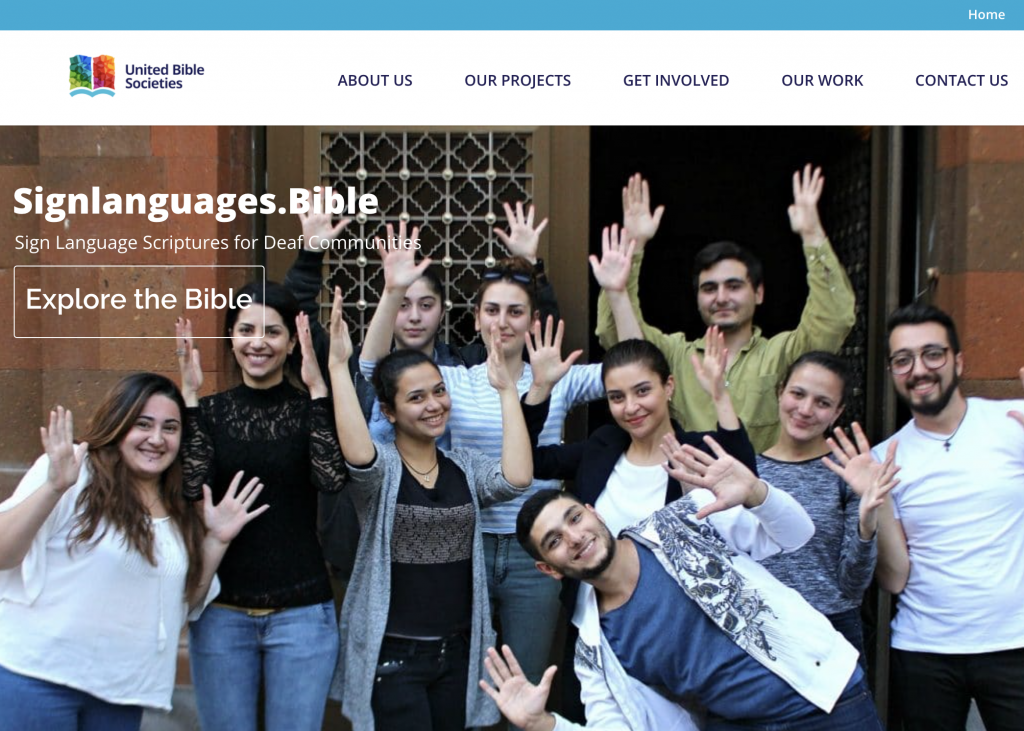 Sign Language Projects - For All Things Bible