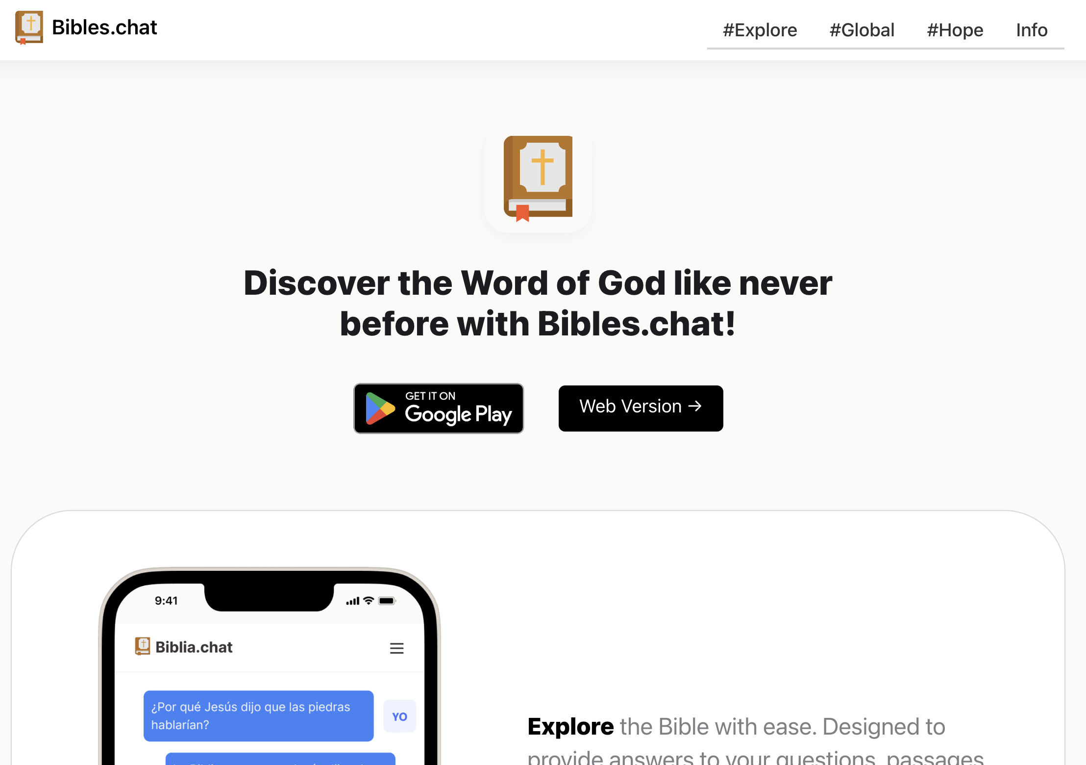 Bibles.chat - For All Things Bible